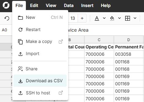 Easily Open Gz Files Online In A Spreadsheet Row Zero