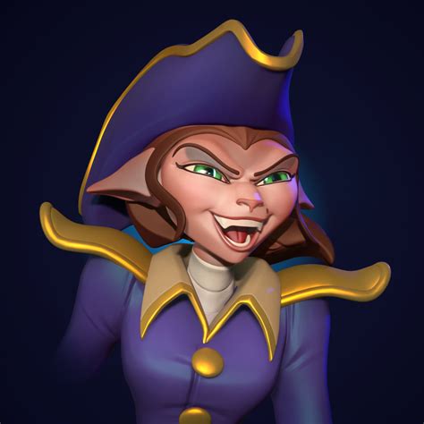 Artstation Treasure Planet Captain Amelia