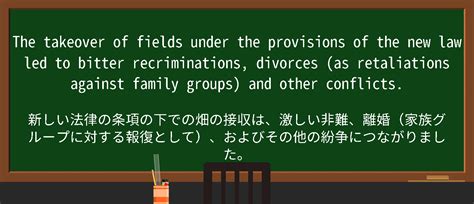 【英単語】recriminationを徹底解説！意味、使い方、例文、読み方