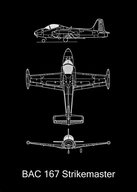 Bac 167 Strikemaster Poster By Spring Flower Displate