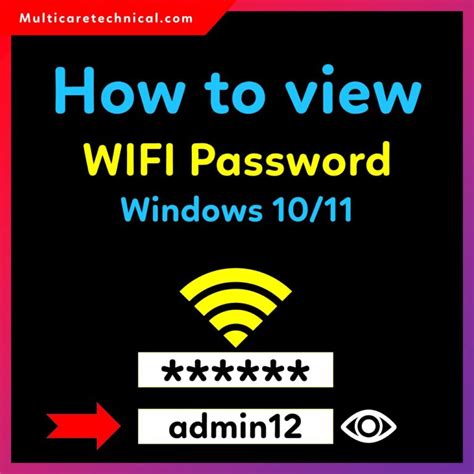 How To View Wifi Password In Windows 10 Using Cmd 100 Working Method 2025
