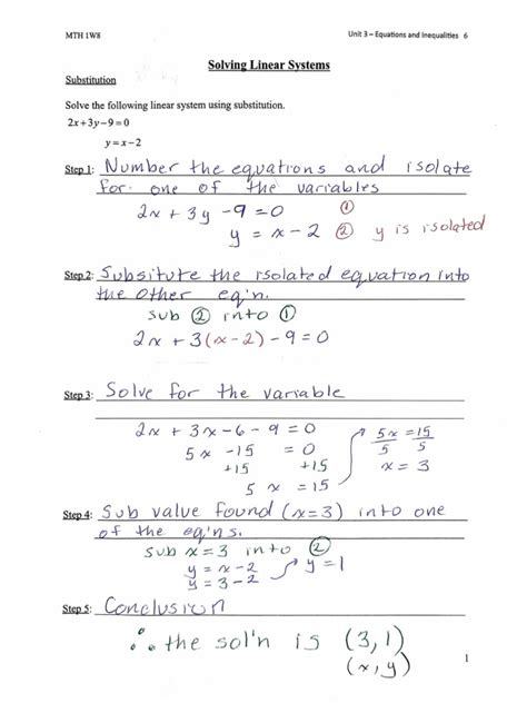 6 solving linear systems solutions pdf