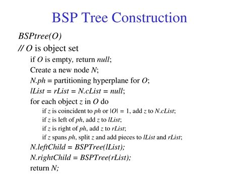 Ppt Bsp Trees For Efficient Object Storage Powerpoint Presentation