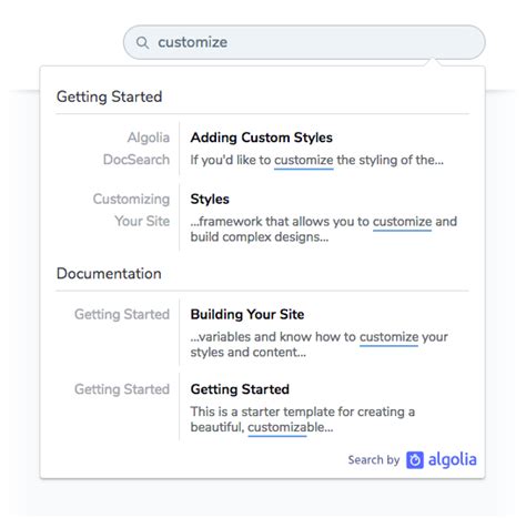 A Guide To Age Friendly Services Algolia DocSearch