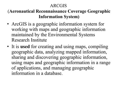 Basic Introduction To Gis And Gis Softwares Qgis And Arcgis Pptx