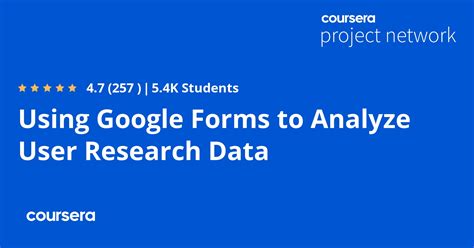 Using Google Forms To Analyze User Research Data Coursya