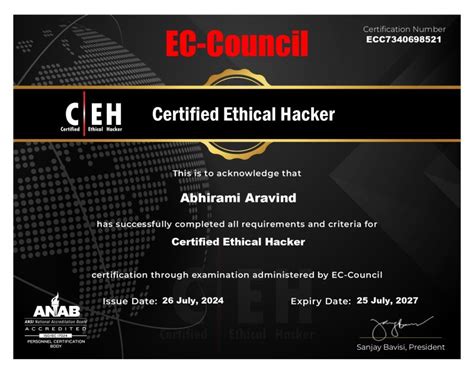Abhirami Aravind On Linkedin Cybersecurity Ceh Ethicalhacking Neverstoplearning