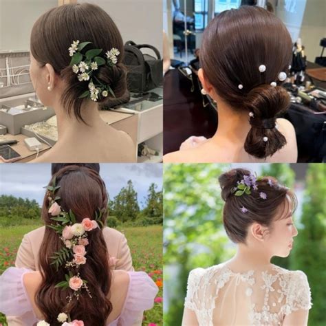 본식 신부 헤어스타일 긴 머리 단발머리 올백부터 번 반묶음 앞머리까지 네이버 블로그