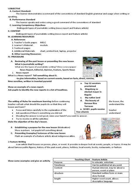 Distinguishing News Reports From Feature Articles An Analysis Of Journalistic Writing Styles