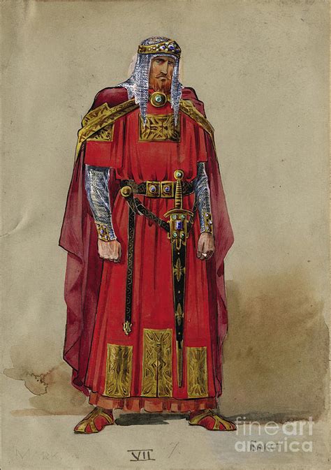 Medieval Prince Costume Design Artist By Heritage Images