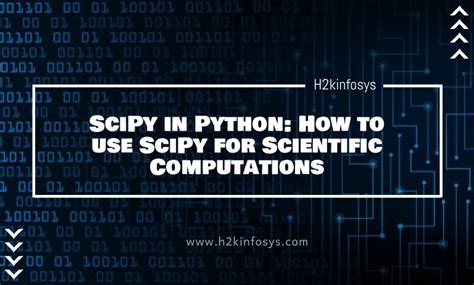 Scipy In Python How To Use Scipy For Scientific Computations Artofit