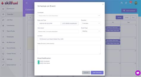 Candidate Interview Scheduling Software Skillfuel