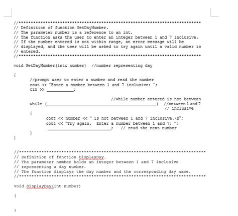 solved part b using void functions 1 purpose to