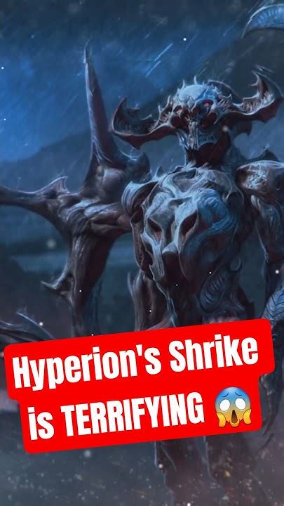 The Shrike From Hyperion Cantos Is Terrifying Shorts Books Scifi Youtube