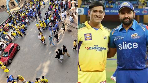 Csk Own Wankhede Twitter Reacts As Csk Fans Arrived To The Wankhede