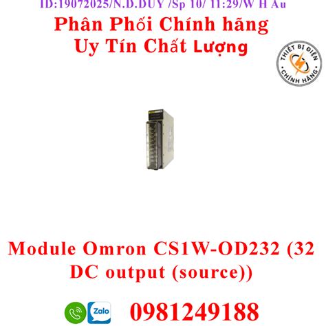 Module Omron Cs1w Od232 32 Dc Output Source Thietbidienchinhhang