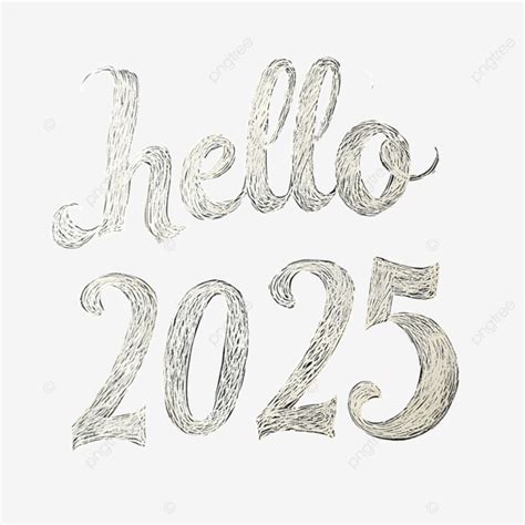 黒板にこんにちは 2025 チョーク レタリングイラスト素材透過、pngフリー画像ダウンロード Pngtree