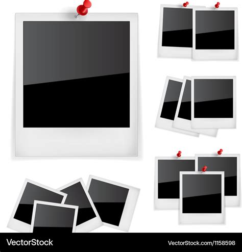 Polariod Frames Photo Royalty Free Vector Image