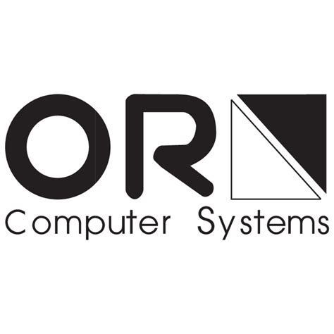 Or Computer Systems Logo Vector Logo Of Or Computer Systems Brand Free