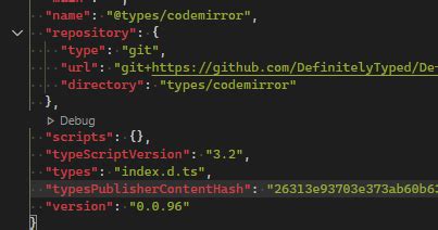 NPM Module Pushed With Hard Coded Types Codemirror Issue Scttcper Ngx