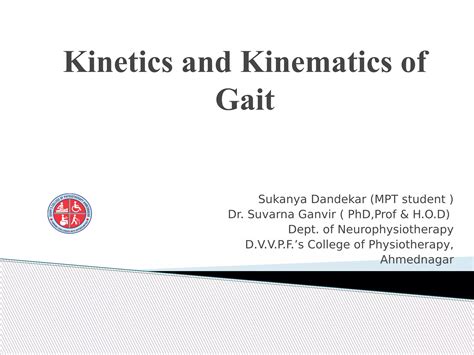 Kinematics And Kinetics Of Gait Pdf