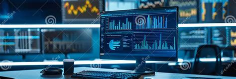 Computer Screen Displaying A Clean Intuitive Network Monitoring