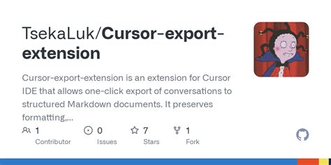 Github Tsekalukcursor Export Extension Cursor Export Extension Is
