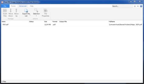 Free PDF Image Extractor 다운로드