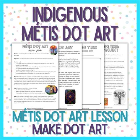 Métis Dot Art Métis Culture Lesson Indigenous Education Indigenous