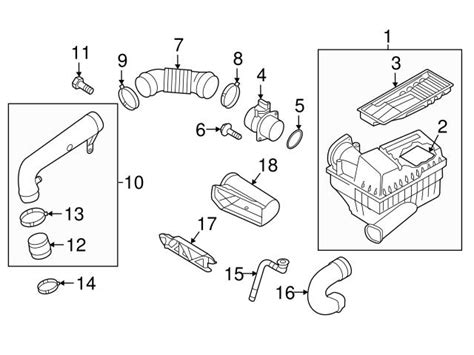 Genuine VW/Audi 1K0129627C Air Intake Hose - Audi, VW | VW1K0129627C