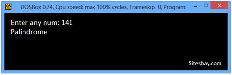Palindrome Number Program In C C Program
