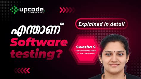 What Is Software Testing Malayalam Manual Testing Automation