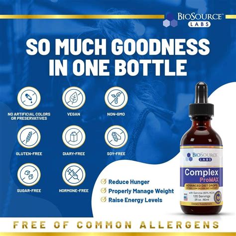 Biosource Labs Complex Promax Premium Diet Drops 2 Oz Bottle Buy