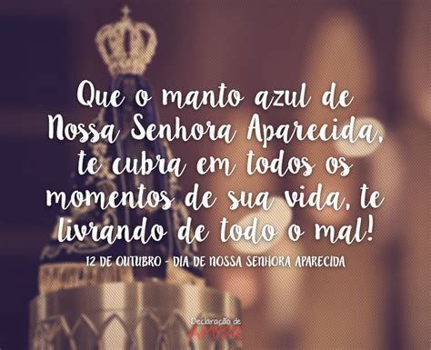 Mensagens De Agradecimento A Nossa Senhora Aparecida