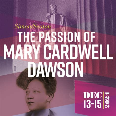 The Passion Of Mary Cardwell Dawson Nc Opera