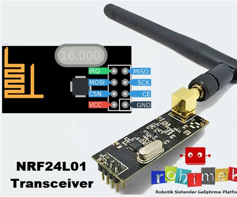 Nrf24l01 With Arduino Nrf24l01 Pinout And Example Codes 48 Off