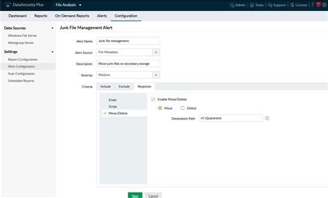 Rot Data Analysis Software Manageengine Datasecurity Plus