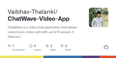 Github Vaibhav Thalankichatwave Video App Chatwave Is A Video Chat