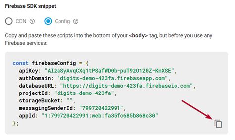 Firebase Setup Instructions Digits Help