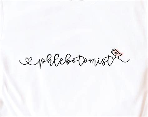 Fancy Script Phlebotomist Svg Filephlebotomy Svgphlebotomy Technician