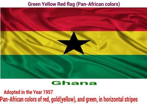 16 Countries With Green Yellow Red Flags Pan African Colors Emdamakina