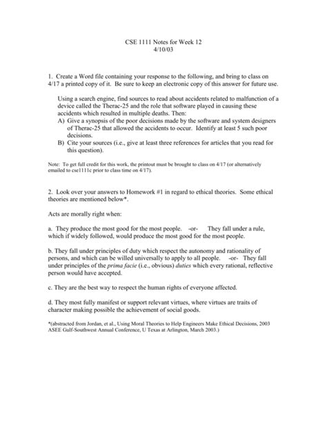 Cse 1111 Notes For Week 12