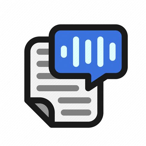 Text Speech Language Processing Communication Recognition Detection Icon Download On