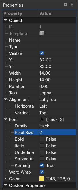 Add Support For Fractional Pixel Font Sizes In Text Shapes · Issue