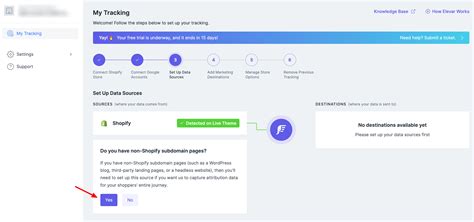 implementing the non shopify subdomain source