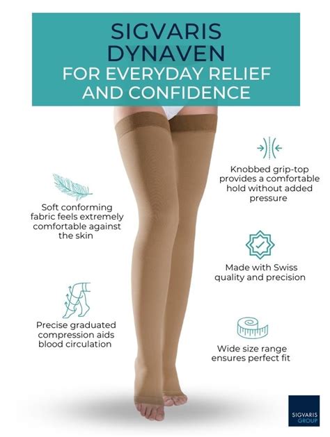 Class 2 Medical Compression Stockings Dynaven For Thigh High Length Class 2 Medical Compression Stockings Dynaven For Thigh High Length