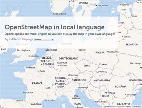 OpenMapTiles OpenStreetMap Wiki