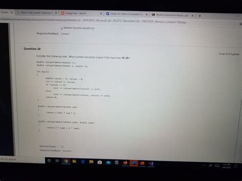 Solved Chaptex G What Is The Number Output By Th X C Chegg
