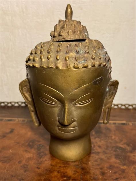 Large Brass Buddha Head Brass Catawiki