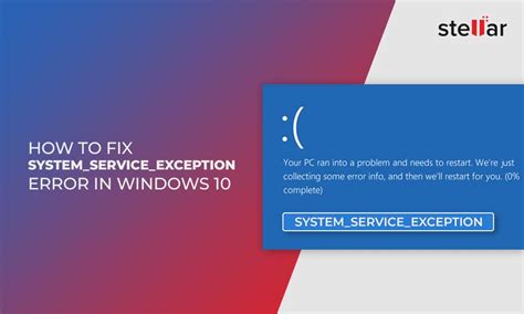 How To Fix System Service Exception Error In Windows